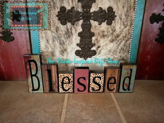 Blessed Block – The Rustic Leopard Gift Shop